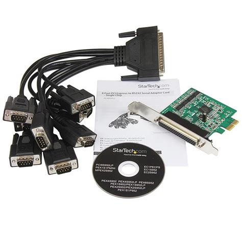 Port PCIe RS Serial Adapter Card PCI Express Serial Cards StarTech Com