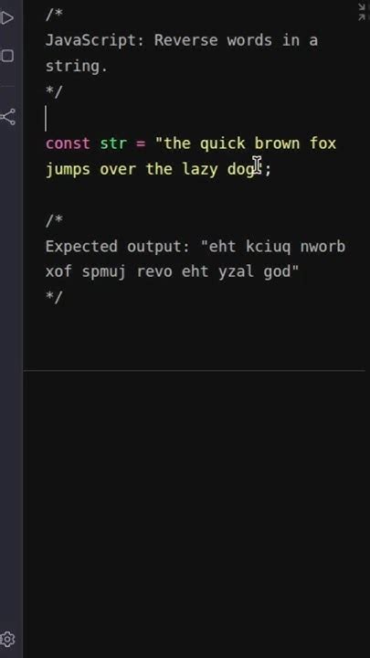 Reverse Words In A String Javascript Interview Question Coding