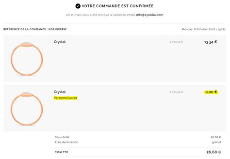 Wrong Total And Totalwt On Order Confirmation With Customization
