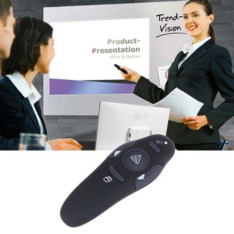 Rf 24ghz Usb Wireless Presenter Laser Pointer Ppt Remote Control For Powerpoint Presentation
