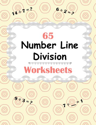 Number Line Division Worksheets Teaching Resources