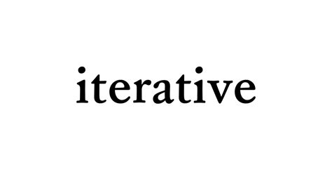 Iterative • Flowery Dictionary