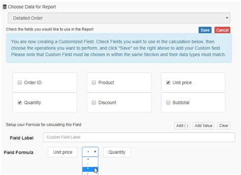 Creating And Using Custom Fields Dotnet Report Embedded Self Service Bi And Reporting Net