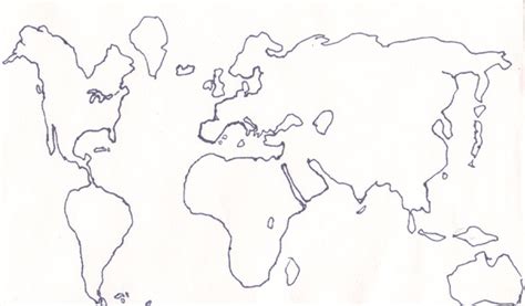 What You Get When People Draw A World Map From Memory The Atlantic