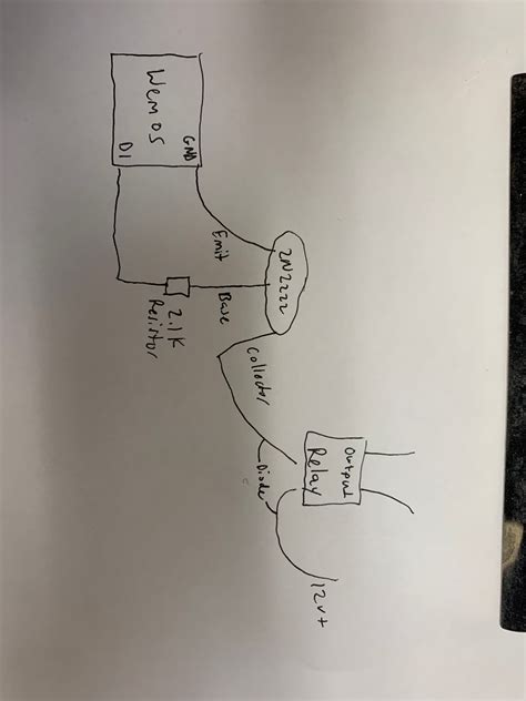 Using 2n2222 To Switch Relay On Off With 3 3v General Electronics Arduino Forum