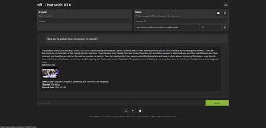 Nvidias Chat With RTX Is A Promising AI Chatbot That Runs Locally On Your PC The Verge