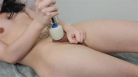 Shaky Trans Girl Cums Early And Dry Orgasms A Lot Overstimulating Herself With A Vibrator Free