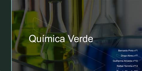 Química Verde E Economia Atómica