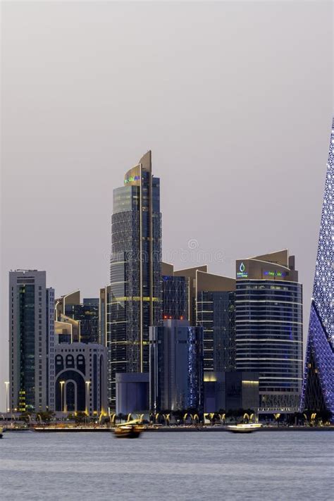 Qatar Energy Building Doha Skyline Qatar Editorial Image Image Of Skyline Building 345067190