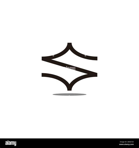 Letter S Simple Curves Geometric Linear Symbol Logo Vector Stock Vector Image Art Alamy
