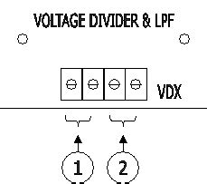 Interface Board Voltgae Divider And LPF Module