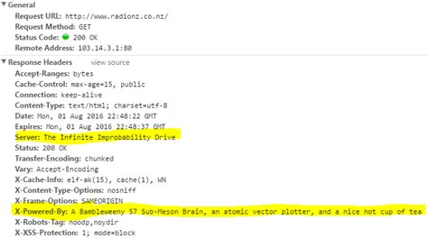 Somebody In The RadioNZ Web Team Is A Hitchhikers Guide Fan R Newzealand