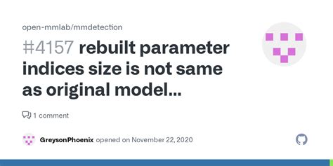 Rebuilt Parameter Indices Size Is Not Same As Original Model Parameters Size177 Versus 169389