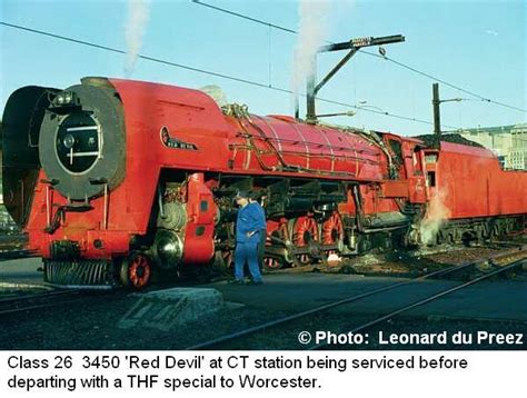 Steam Train Locomotive Class 26 Red Devil Photos