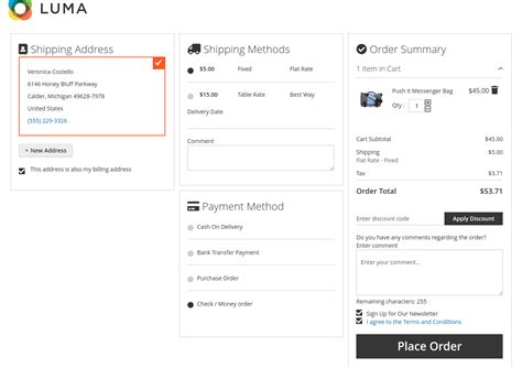 Magento One Step Checkout