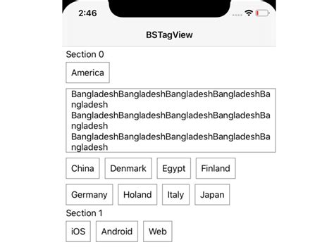 A Simple Tag View In Swift Using Collectionview