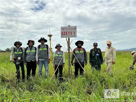 ការពិនិត្យទីតាំង និងបោះបង្គោលព្រំដីព្រែកជីកហ្វូណនតេជោ ដំណើរការដោយរលូន សុីសុីថាមស៍