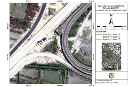 Geoelectrical Resistivity Data Acquisition Design Map For Zone 2 Z2 Download Scientific Diagram