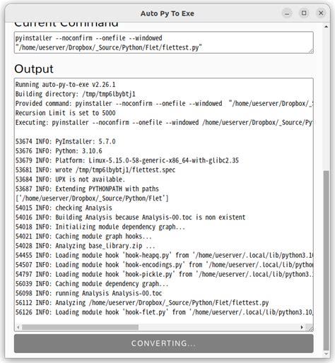 Python Auto Py To Exe It It