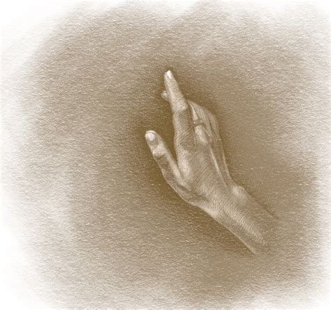 Кисть руки в стиле Cg Академический рисунок графика живопись