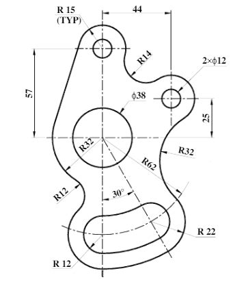 AutoCAD Advanced Commands Practice Drawings Ourengineeringlabs