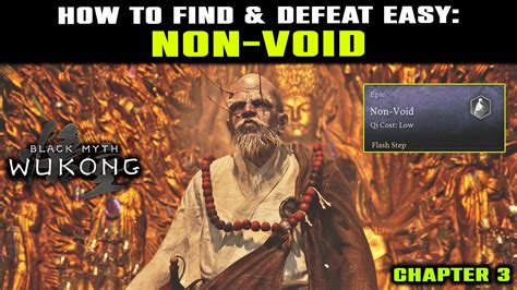 How To Find Non Void Boss How To Beat Non Void Guide Explained Black Myth Wukong Youtube