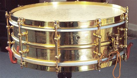 Ludwig 5x14 Black Beauty Snare Drum Refinished 1920s Vintage Drum Center