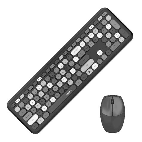 Mofii 666 Colourful 2 4g Wireless Keyboard Mouse Combo Set Grey 780 4041 Mofii 666 Gy