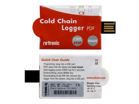 rotronic tl cc1 cold chain temperature logger firmtest electronics