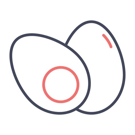 Premium Vector Boiled Egg Vector Illustration Style