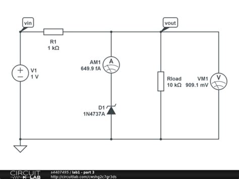 Lab1 Part 3 Circuitlab