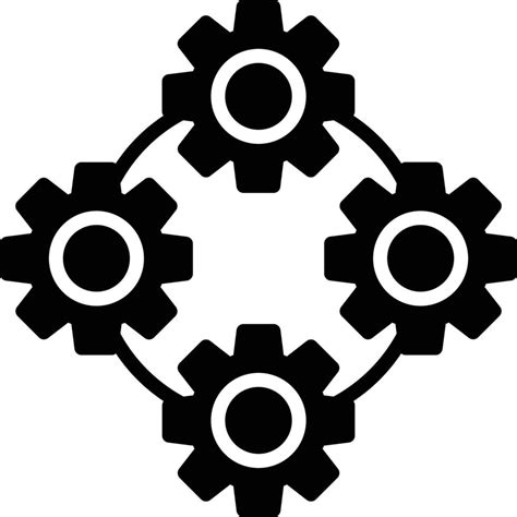 Process Glyph Vector Icon 9292766 Vector Art At Vecteezy