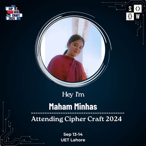 Maham Minhas On Linkedin Ciphercraft Technology