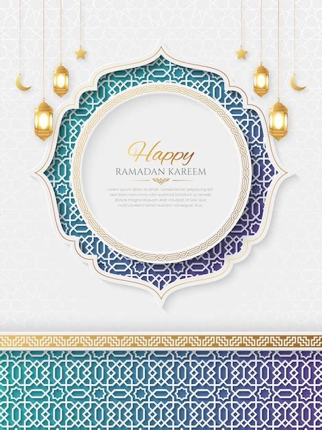 Premium Vector Ramadan Kareem Golden Luxury Islamic Social Media Post With Arabic Style