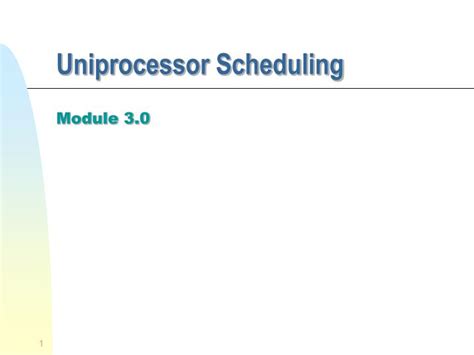 Ppt Uniprocessor Scheduling Powerpoint Presentation Free Download Id3527991
