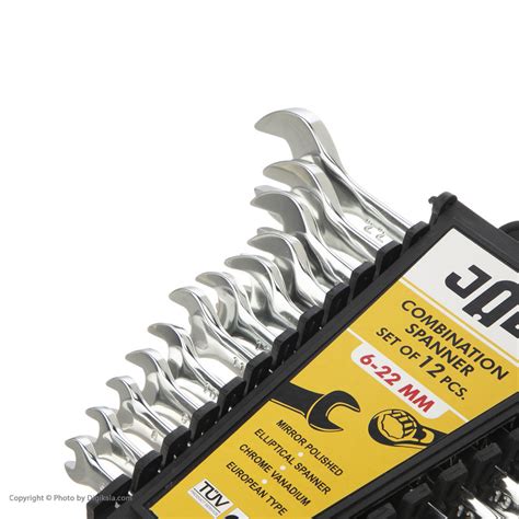 قیمت و خرید آچار یکسر تخت و یکسر رینگی جاب مدل Mm 622 مجموعه 12 عددی