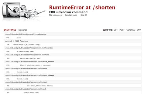 Sinatra Using Redis And Ruby To Implement A Tiny Short Url App Stack Overflow
