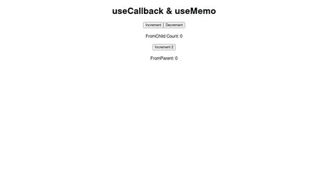 Example Usage Usecallback And Reactmemo Codesandbox