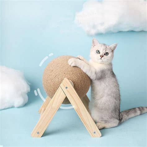1 Pc Ball Design Cat Scratcher Móveis Para Gatos Desenhos De Gatos