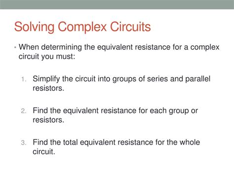 Ppt Complex Resistor Combinations Powerpoint Presentation Free Download Id 2447866