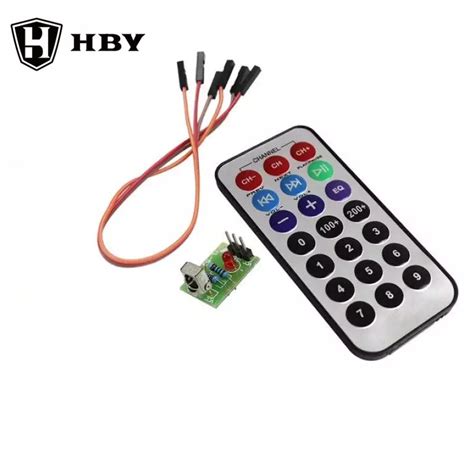 โมดูลควบคุมระยะไกลอินฟราเรด Hx1838 โมดูลรับสัญญาณ Ir ชุด Diy สำหรับ