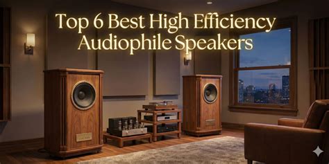 The 6 Best High Efficiency Audiophile Speakers Of 2026 Ranked