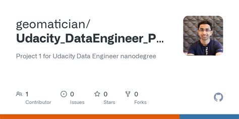 GitHub Geomatician Udacity DataEngineer Project1 Project 1 For