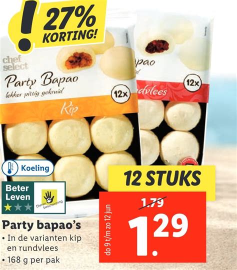 Party Bapao S Aanbieding Bij Lidl