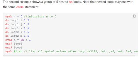 Do Loop Nest Onscale