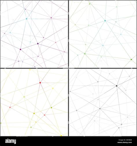 Futuristic Technology Background Molecule And Communication Connected Lines With Dots Vector