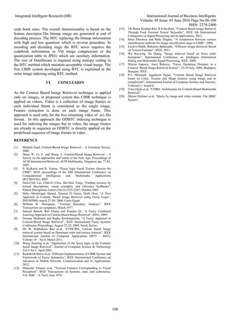 Feature Extraction In Content Based Image Retrieval Pdf