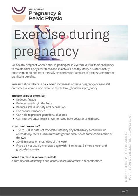 Handouts — Melbourne Pregnancy And Pelvic Floor Physio