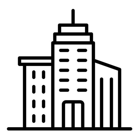 Premium Vector Building Vector Illustration Style