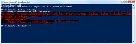 PowerShell Skripte lassen sich nicht ausführen Antary
